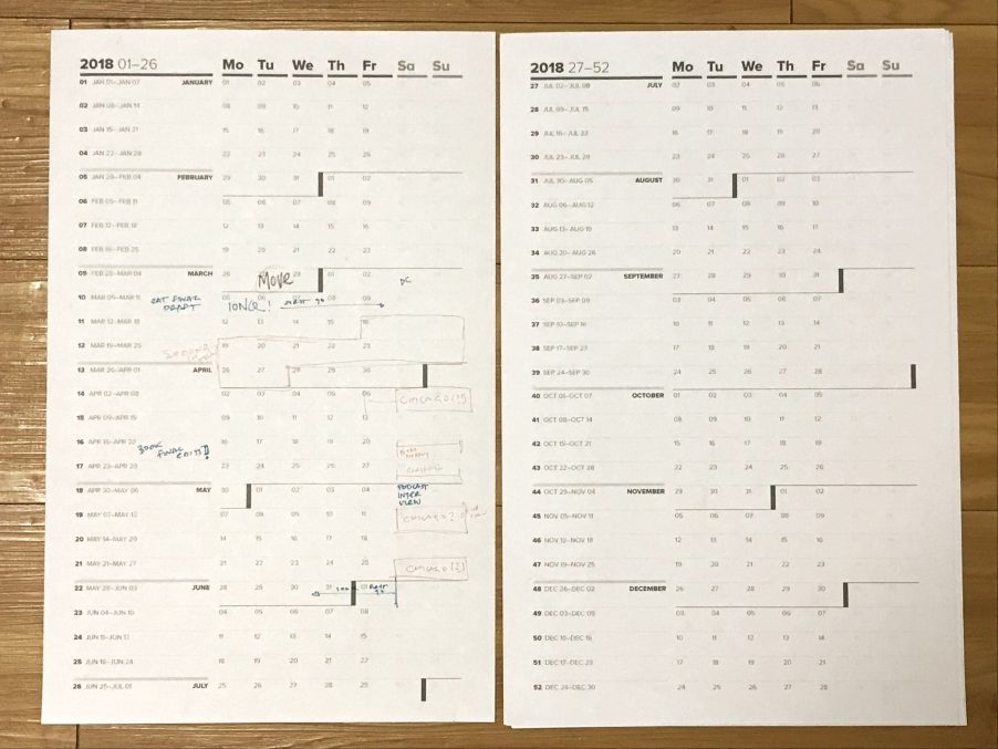 The Compact Calendar, Upgraded – The Road Warrior
